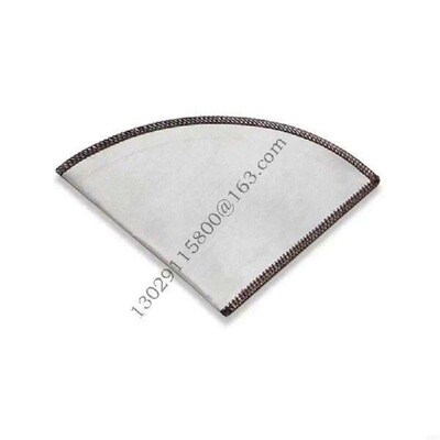 2Pcs Stainless Steels Fine Meshes Coffee Filter Replacement