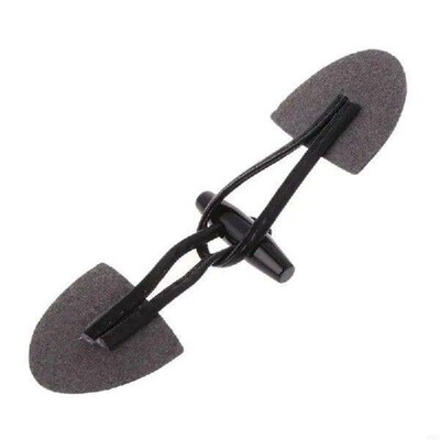 M76D 6 Pairs Leather Horn Toggle Closure Buttons Coat for