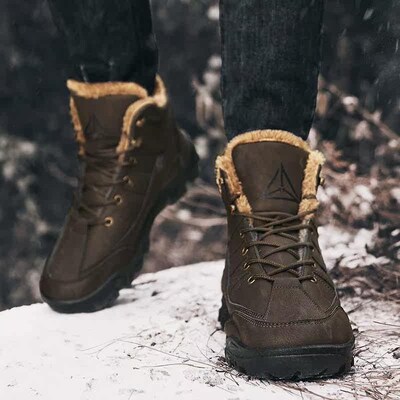 Northeast large cotton shoes thickened outdoor new winter te