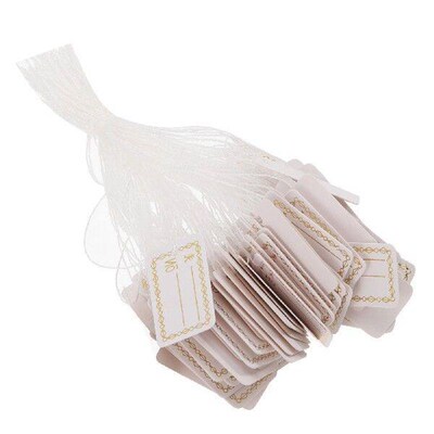 500pcs Hanging Tags Lightweight Price Marking Labels For