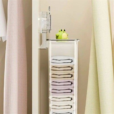 Wall-Mounted Suction Cup Storage Box Space-saving Simple