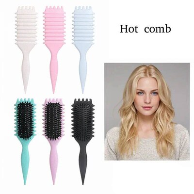 New style sells comb curl brush Eco-friendly mustard wheat p