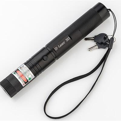 303 Green Laser Pointer Adjustable Burning Lazer Pen 532nm