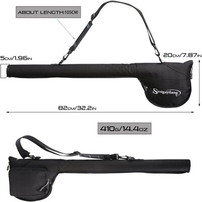 Fly Fishing Rod Reel Combos with Lightweight Portable Fly Ro