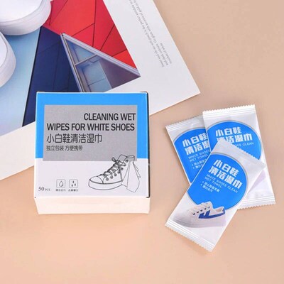 10pcs/bag Cleaning Shoe Wrapped Travel Disposable Wipes Brus