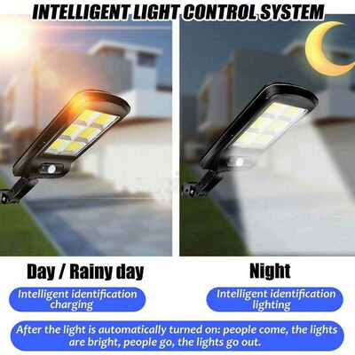 Solar Street Light COB Wall LED Motion Powered Outdoor Senso