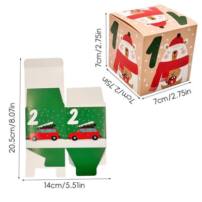 DIY Christmas Countdown Advent Calendar 2025 - 24 Days with