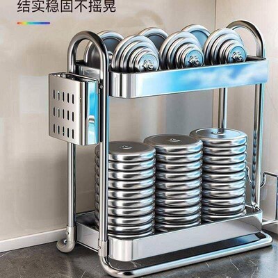 Cross-border thickened stainless steel multi-level kitchen s