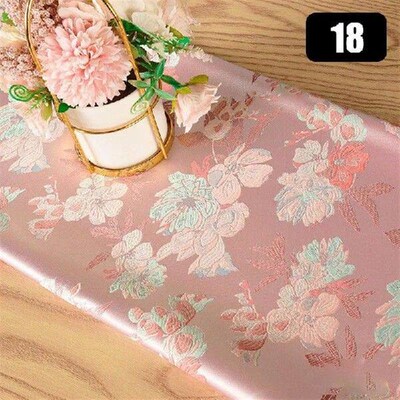 Luxury High-end Jacquard Brocade Silk Fabric For Diy Sewing