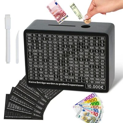 Wooden Money Box Money Saving Box Dorm Durable with Savings