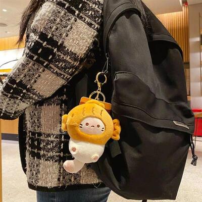 Cute Plush Snapper Head Keychain Cocoa Cat Japanese Style Sc