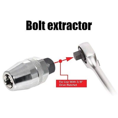 Broken Bolt Remover 3/8inch Breakage Bolt Extractor Removes