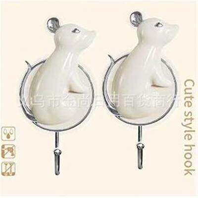 Cute Animal Strong Adhesive Wall Hook Suction Cup Traceless