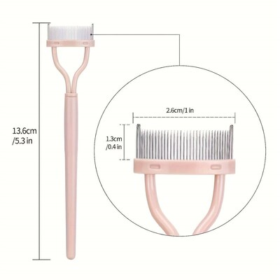 Curved Eyelash Brush Tool - Eyelash Separator and Stylng cce