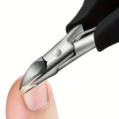 Professional Grade Concave Stainless Steel Nail Clippers for