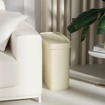 Bathroom Trash Can Press Type Toilet Waste Bin with ver Odor