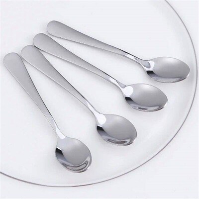 Stainless Steel Coffee Stirring Spoon Mini Ice Cream Spoon