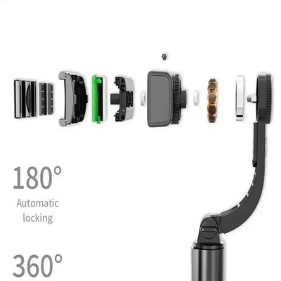 2025 NEW anti shake Gimbal Stabilizer Selfie Stick Foldable