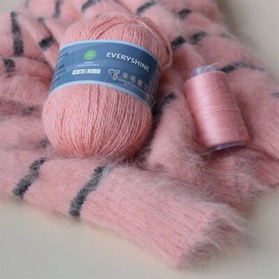 50+20g Long Plush Mink Cashmere Yarn Soft Anti-pilling Wool