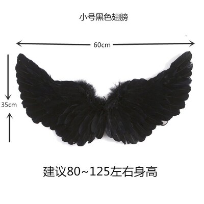 Christmas Angel Feather Wings Cosplay Kids Adult Party