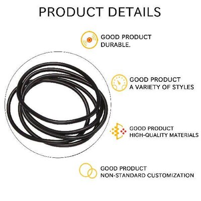 5 pieces 100 mm outer diameter 5 mm thick rubber seal