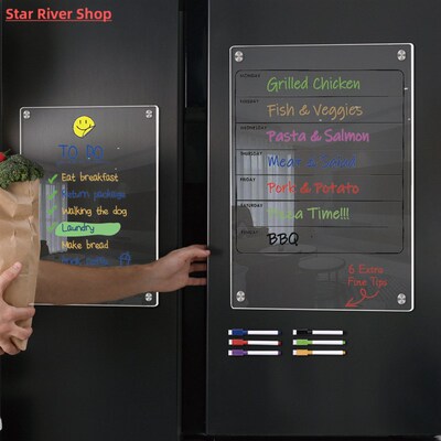 Fridge Magnet Sticker Calendar Board Planner Reusable Magnet