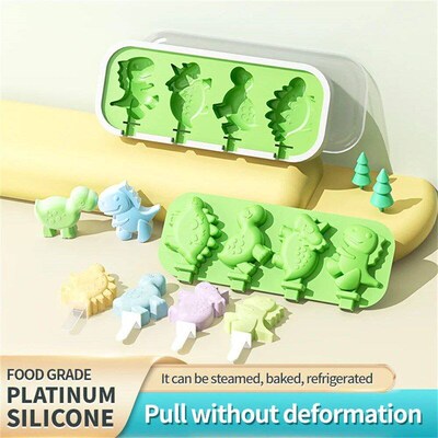 Silicone Ice Cream Mold With Lid And s DIY Popsicle Mould Di