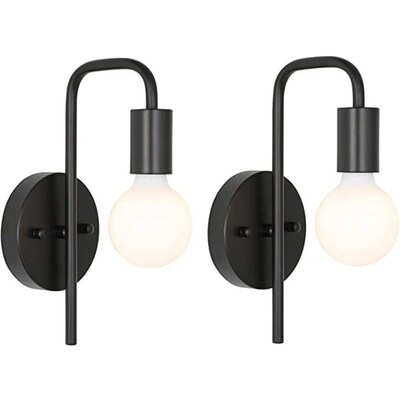 Nordic Simple Bedroom Bedside Lamp Wall Lamp Creative Americ