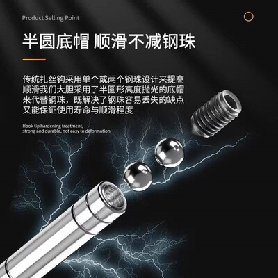 Reinforcing bar tying with wire, stainless steel threaded ro
