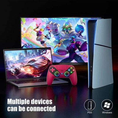 Wireless Gaming Controller compatible For Ps5/Ps5 Pro/Pc Wit