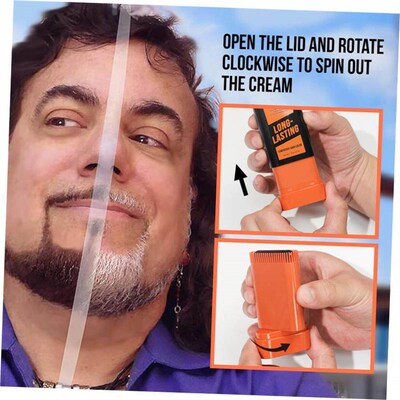 Temporary one-time Moustache Beard Dye Black Hair Color Wax