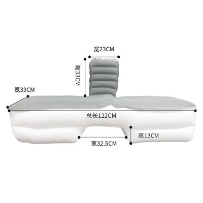 新款自驾游后排填充车载充气床可折叠加厚汽车旅行通用气垫床