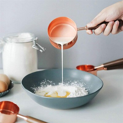 Rose Dolden Stainless Steel Measuring Cups Set 4 Piece