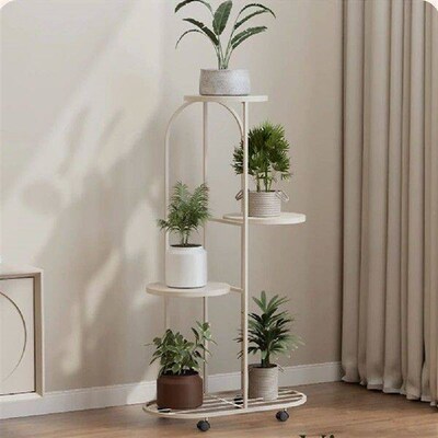 Plant Shelving Flower Pot Holder Wrought Iron Corner
