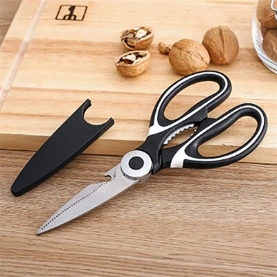 Stainless steel kitchen scissors bird cutting vegetable meat