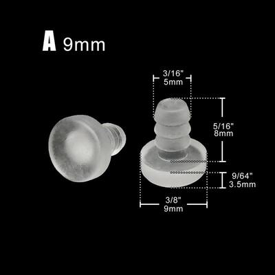 24pcs Soft Clear Transparent Rubber Embedded Furniture Table