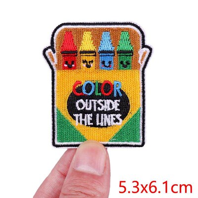 Cartoon Embroidery Patch Iron On Patches For Clothing DIY Ta