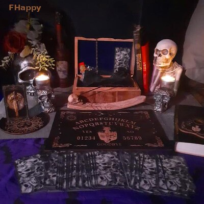 12inch Wooden Divination Pendulum Board Engraved Magic Ouija