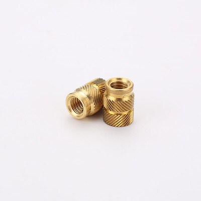 Brass Hot Melt Inset Nuts Heating Molding Copper Thread Inse