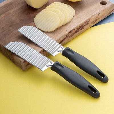 Potato Knife Wave Slicer Knife Potato Cut Vegetable Cutter