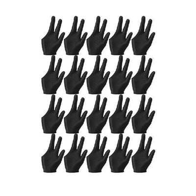 NEW-60Pcs Breathable Billiard Gloves Snooker Left Right