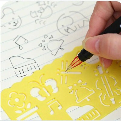 4 Pcs/Lot Cartoon Children Speed Hua Chi Drawing Template Ru
