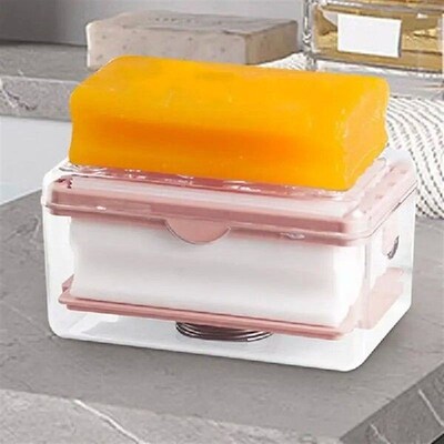 Draining Soap Dishes Foaming Soap Drainer Case Holder Soap