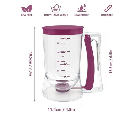 Pancake Batter Dispenser Batter Separator Bakeware Kitchen T