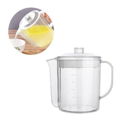 1pc 1500ml Grease Separating Measuring Cup Creative Kitchen