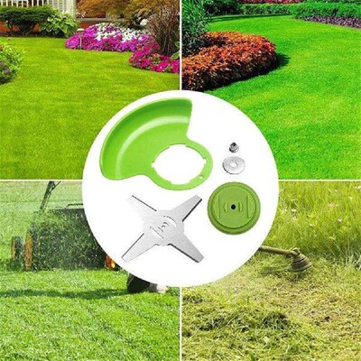 Plastic Cover and Saw Blade Set Grass Protection Baffle