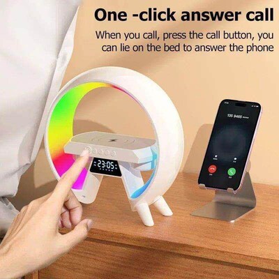 Multifunctional Night Lights Alarm Clock Music Speaker Wirel
