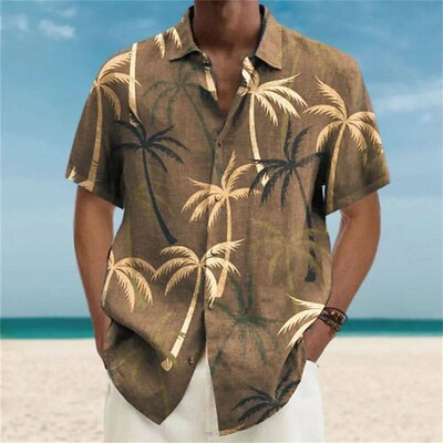 Coconut ree Print Mens  Dazn Shirts And Blouses If Beach Fa