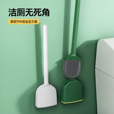 Silicone Toilet Brush Wall Mounted Wc Toilet Brush Detachabl