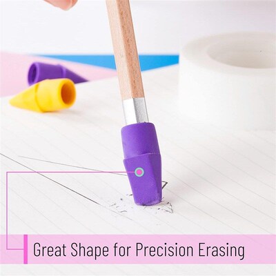 100pcs Eraser Caps for Pencils Cap Tops, Topper Erasers橡皮